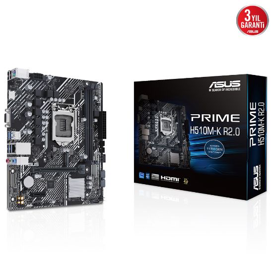 Dmax Teknoloji | ASUS MB PRIME H510M-K R2.0 Intel H510 LGA1200 DDR4 ...